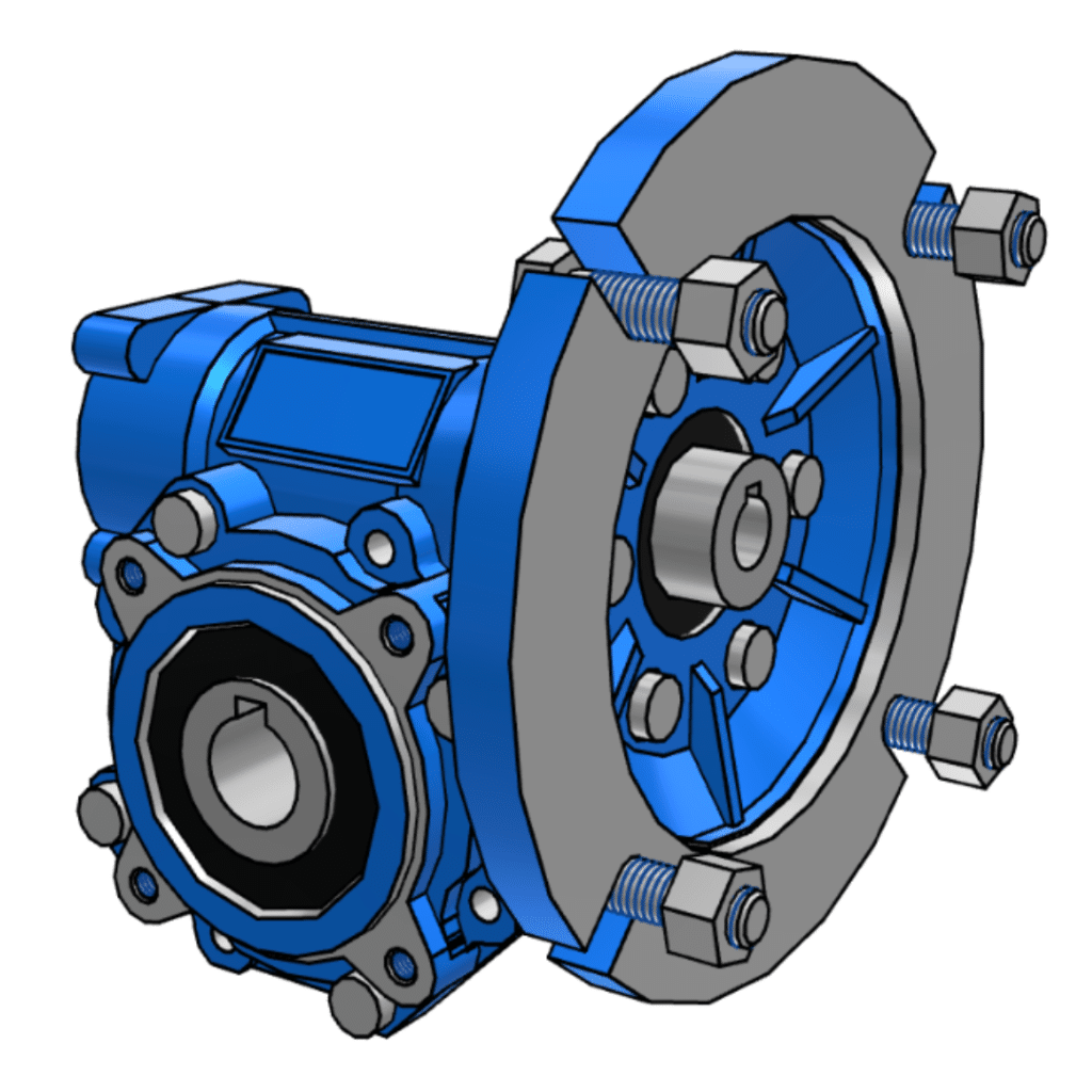 Spaggiari SW040 30:1 Worm Gearbox – 18mm Bore