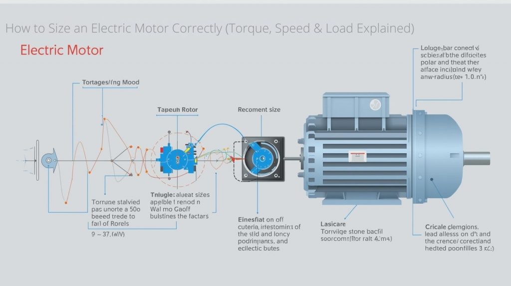 How to Size an Electric Motor Correctly | Torque & Load