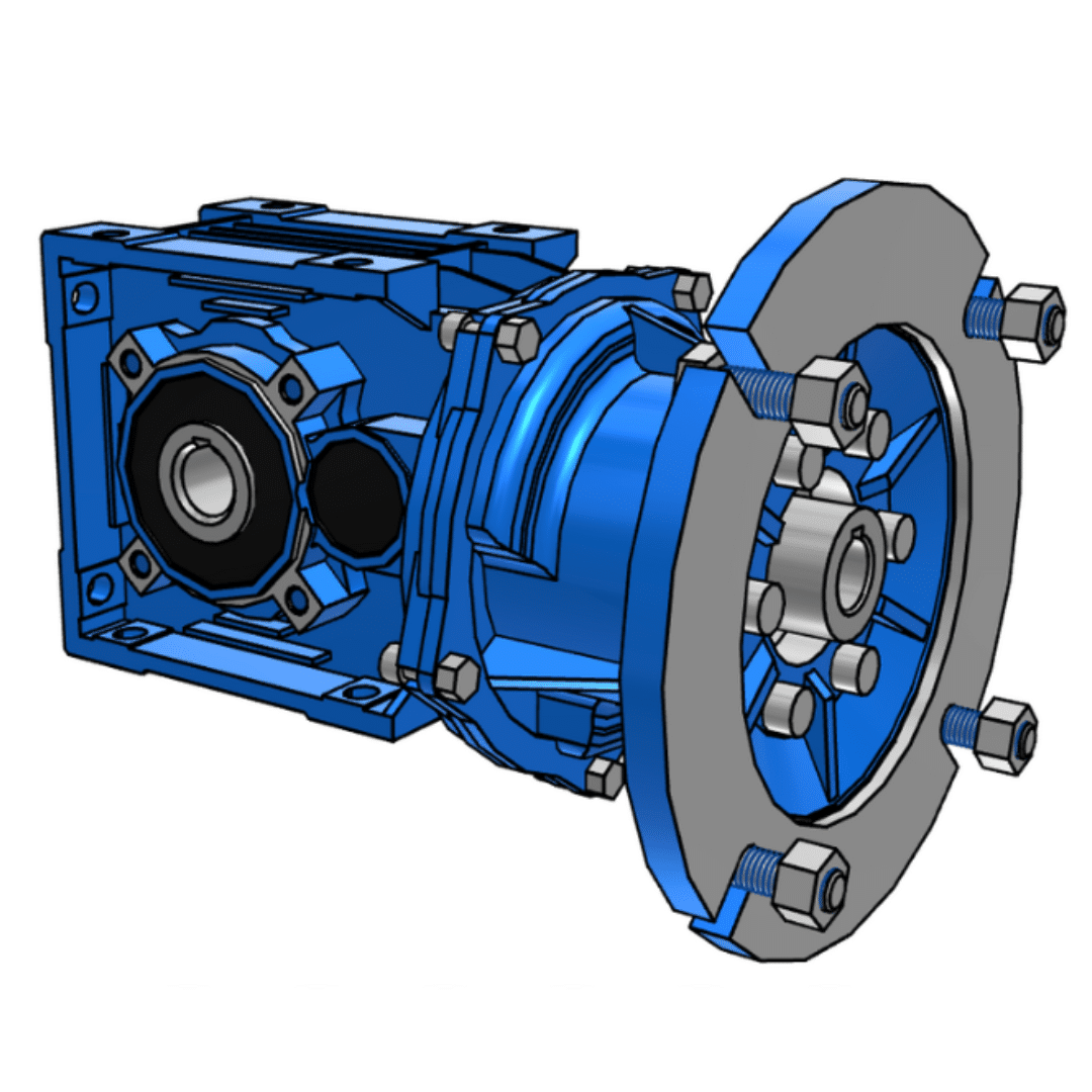 Motovario BA42 78.17:1 Bevel Gearbox – 20mm Bore, 80B5